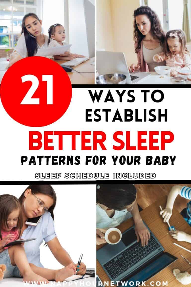 21 Ways to Establish Better Sleep Patterns for your Baby | Nappy Hour ...
